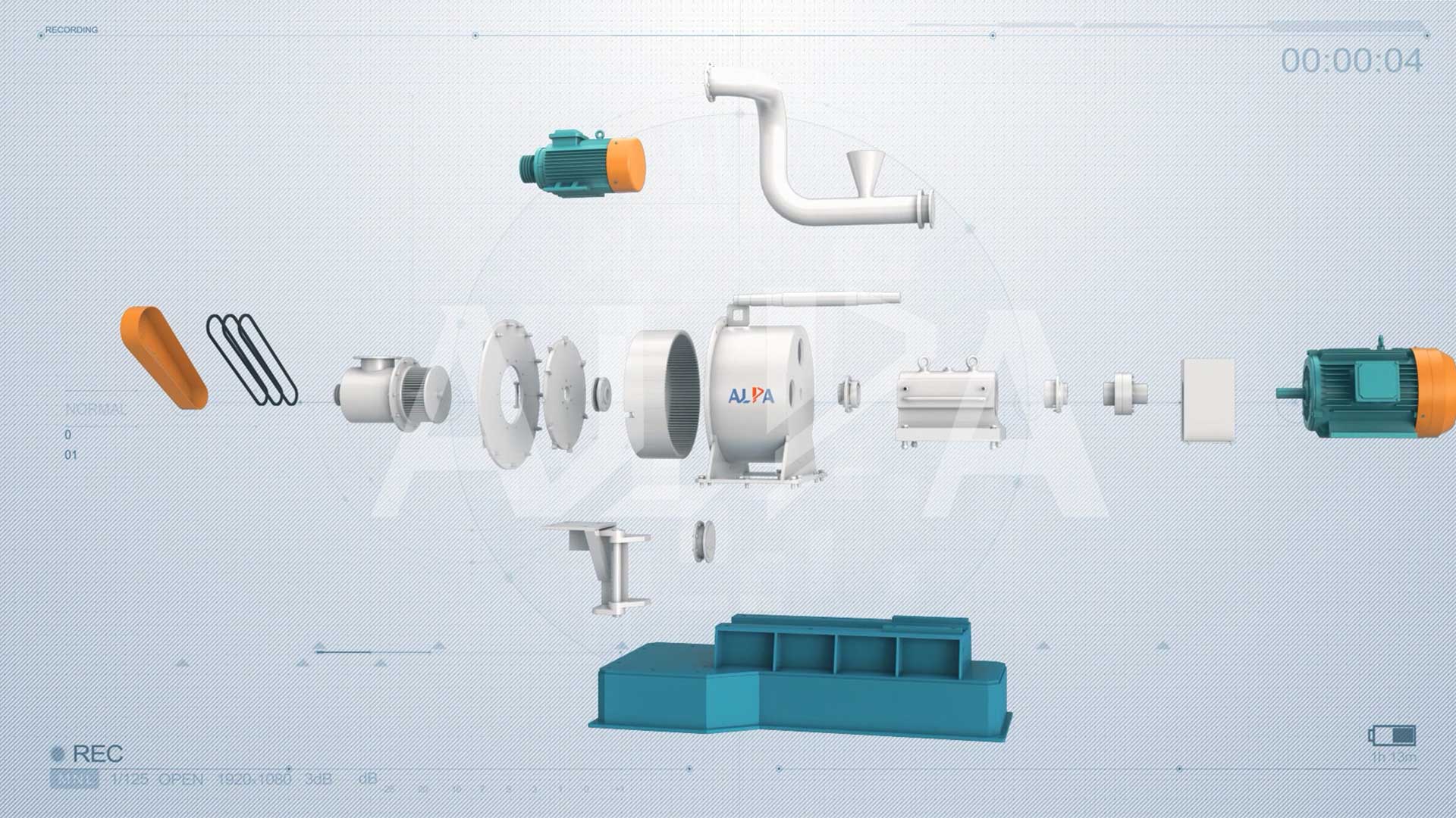 Air Classifying Mill - CSM-HJ structure - ALPA VIDEO