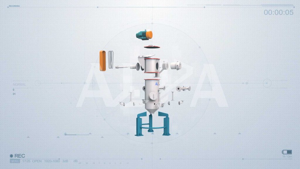 Air Jet Mill – MQW Single Classifying Wheel working principle - ALPA VIDEO